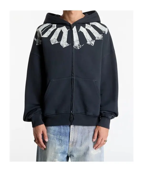 Palm Angels Zip-up Hoodie
