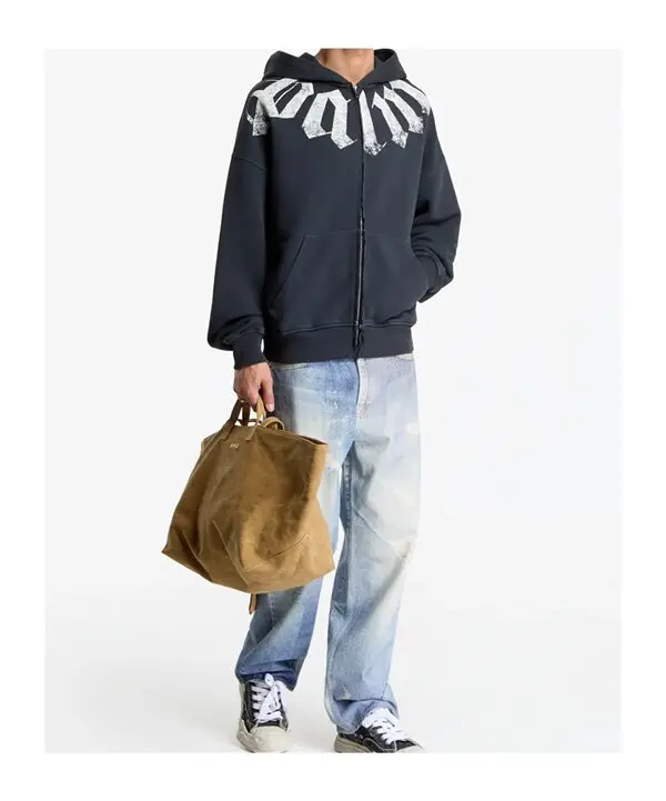 Palm Angels Zip-up Hoodie