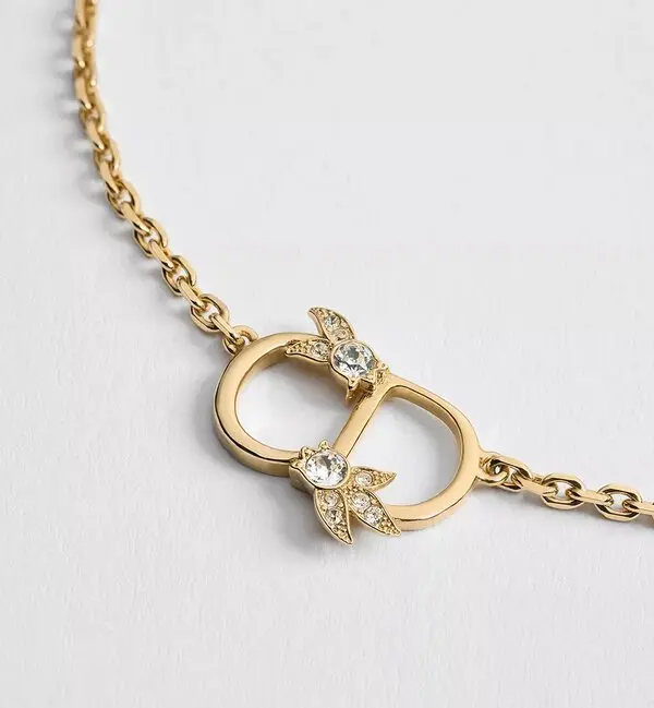 Dior Cd Mini Lily Necklace
