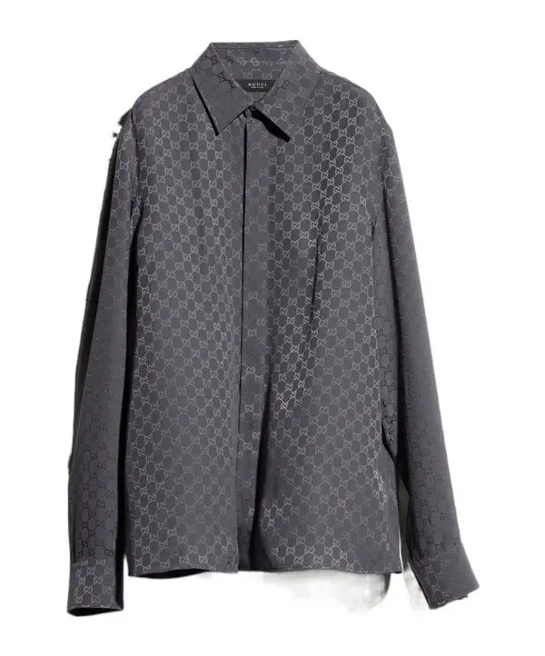 Gucci Gg Jacquard Shirt