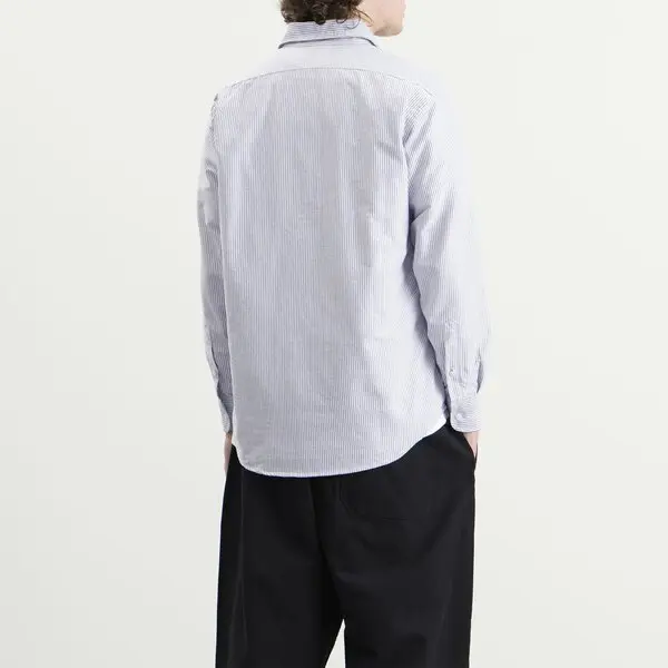 NO PROBLEMO Oxford Stripe Ls Shirt