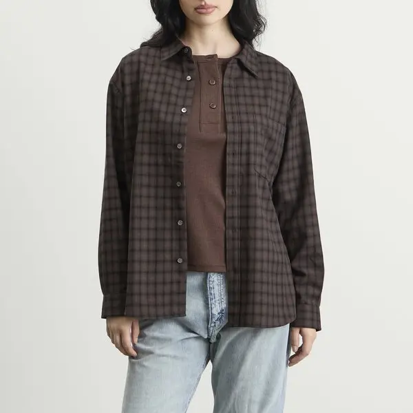DUNST Checked Flannel Shirt