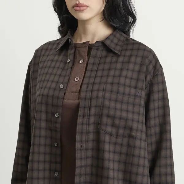 DUNST Checked Flannel Shirt