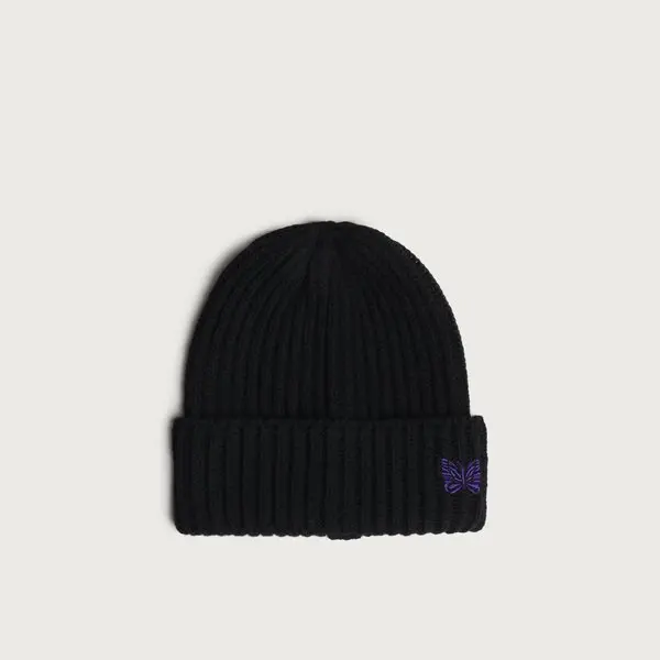 Needles Wool Beanie - Black