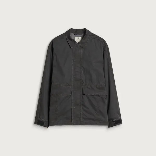 SNOW PEAK Pigment Washed Jacket - Charcoal