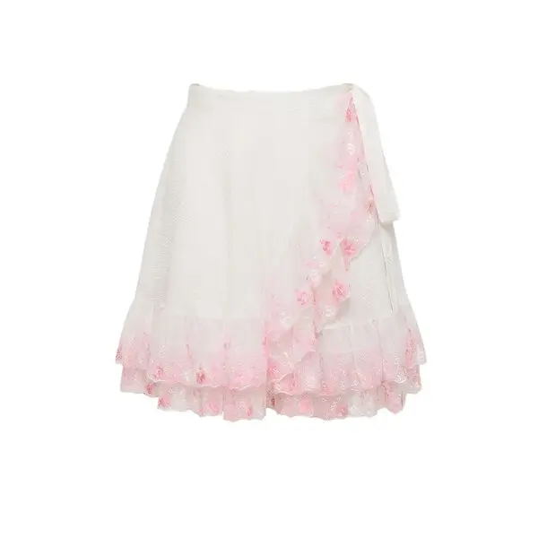 GLAM ON YOU Alba Skirt - White
