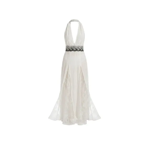 GLAM ON YOU Eira Long Dress - White