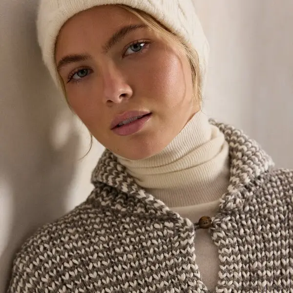 Ralph Lauren Cable-knit Wool-cashmere Headband - Cream