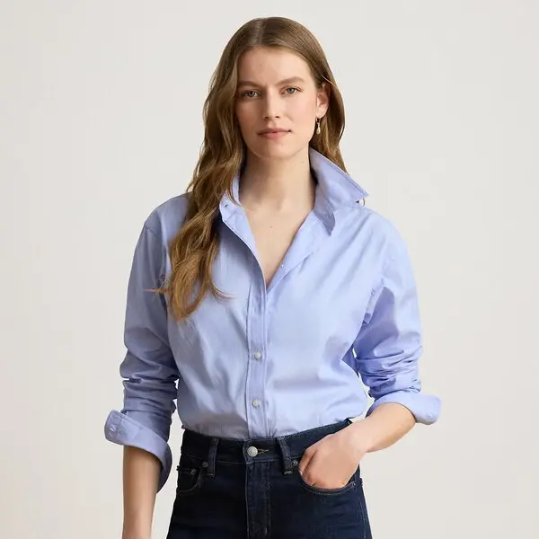 Ralph Lauren Relaxed Fit End-on-end Cotton Shirt