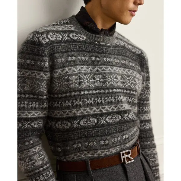 Ralph Lauren Fair Isle Cashmere-blend Sweater