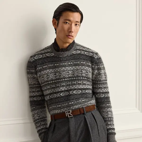 Ralph Lauren Fair Isle Cashmere-blend Sweater