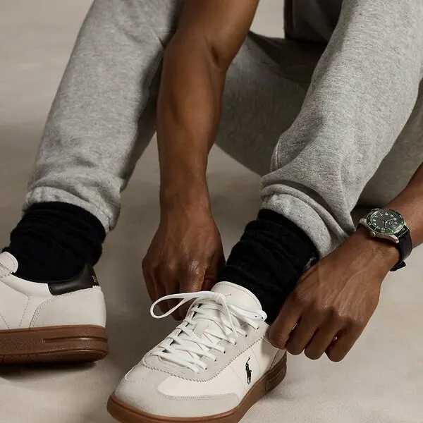 Ralph Lauren Bedford Leather-suede Sneaker