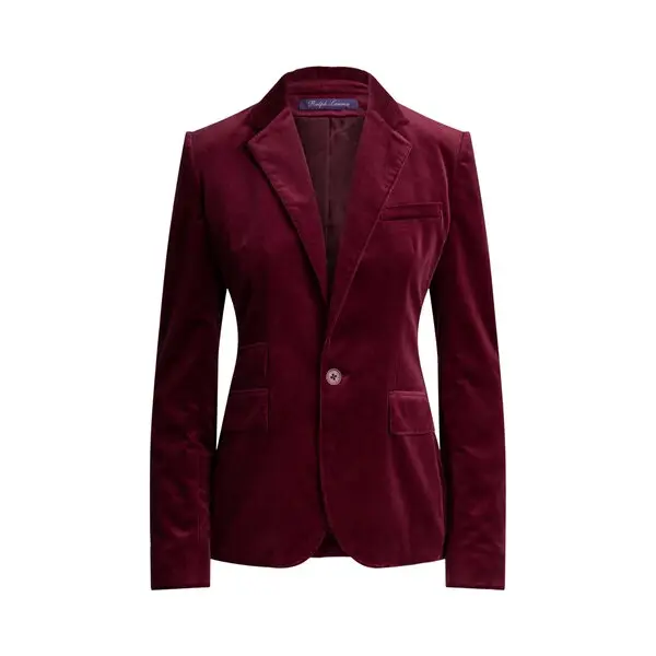 Ralph Lauren Parker Stretch Velvet Jacket