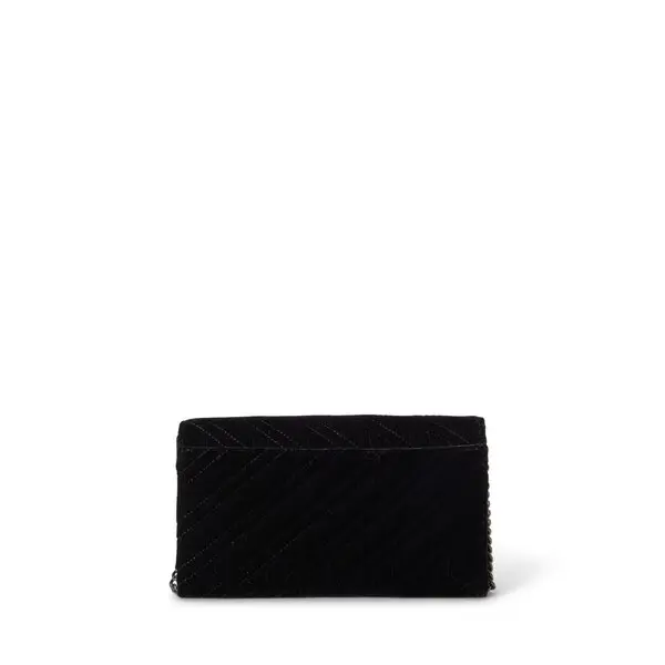 Ralph Lauren Quilted Velvet Medium Adair Ii Crossbody