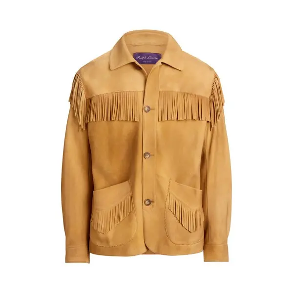 Ralph Lauren Carson Fringe Suede Jacket