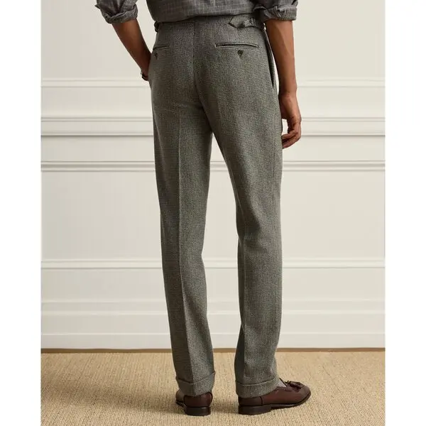 Ralph Lauren Gregory Hand-tailored Tick-weave Trouser