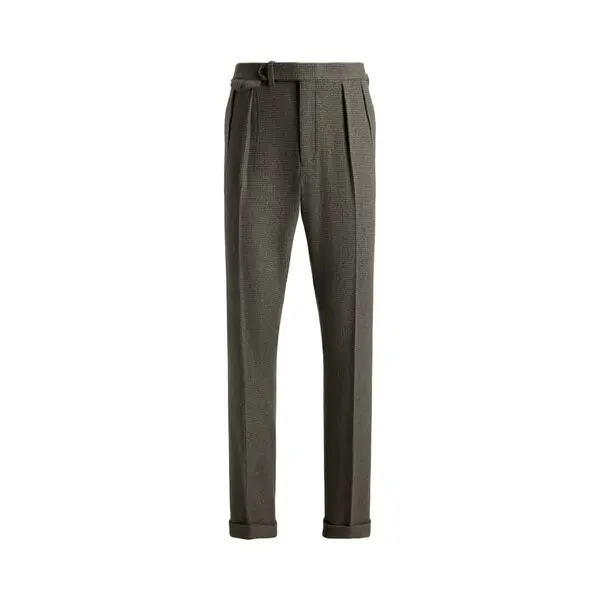 Ralph Lauren Gregory Hand-tailored Tick-weave Trouser