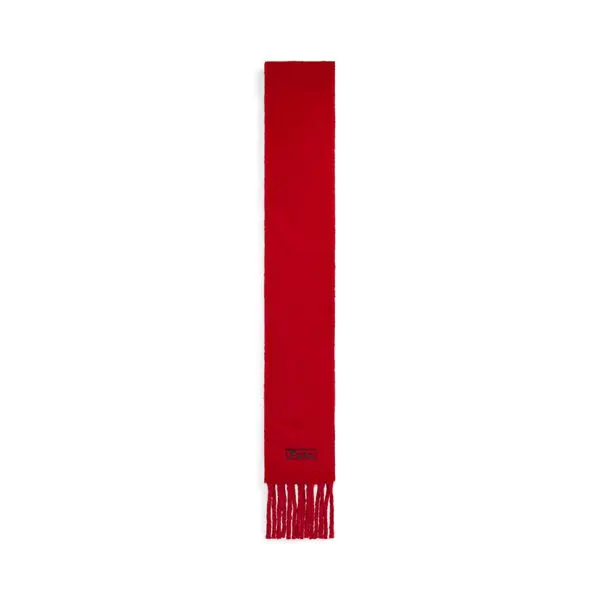 Ralph Lauren Brushed Wool-blend Fringe Scarf