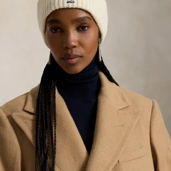 Ralph Lauren Polo Bear Cable Wool-blend Beanie
