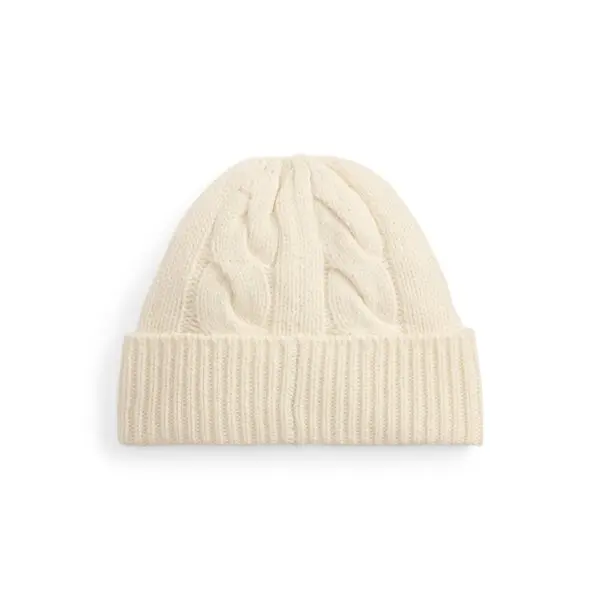 Ralph Lauren Polo Bear Cable Wool-blend Beanie