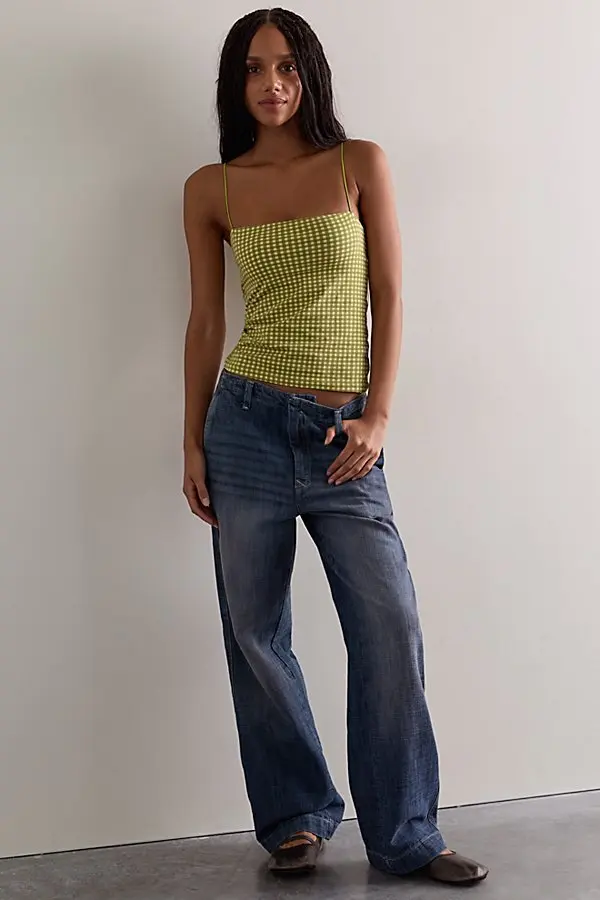 BUTTERCUP Chloe Organic Cotton Cami - Dill Pickle