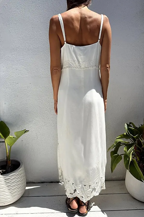MADLY VINTAGE 90s Cutwork Maxi Dress