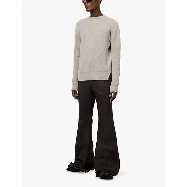 Rick Owens Fisherman Crew-neck Wool Jumper