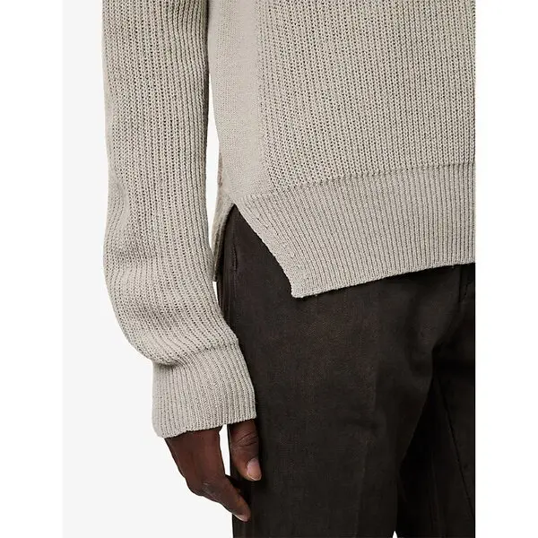 Rick Owens Fisherman Crew-neck Wool Jumper