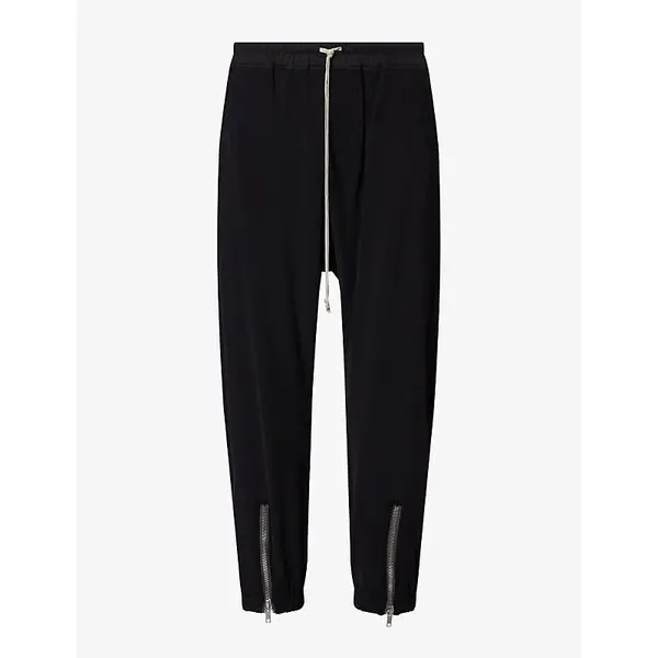 Rick Owens Tecuatl Zipped Stretch-jersey Track Pants - Black