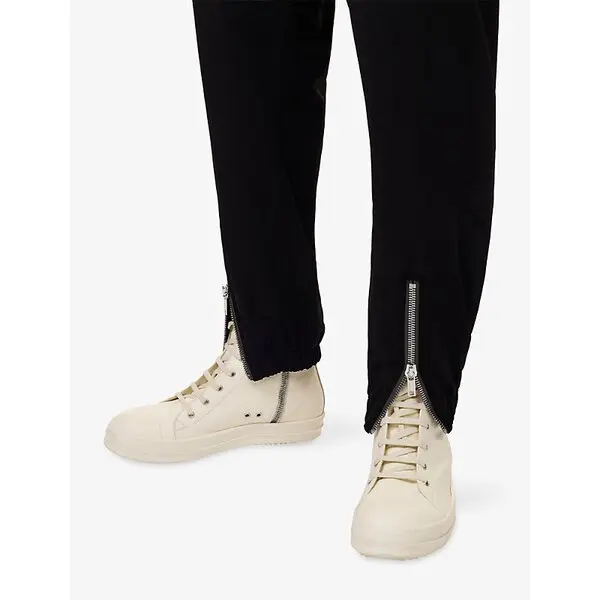 Rick Owens Tecuatl Zipped Stretch-jersey Track Pants
