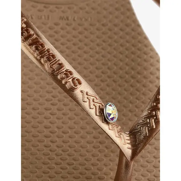 Havaianas Slim Crystal-embellished Rubber Flip-flops