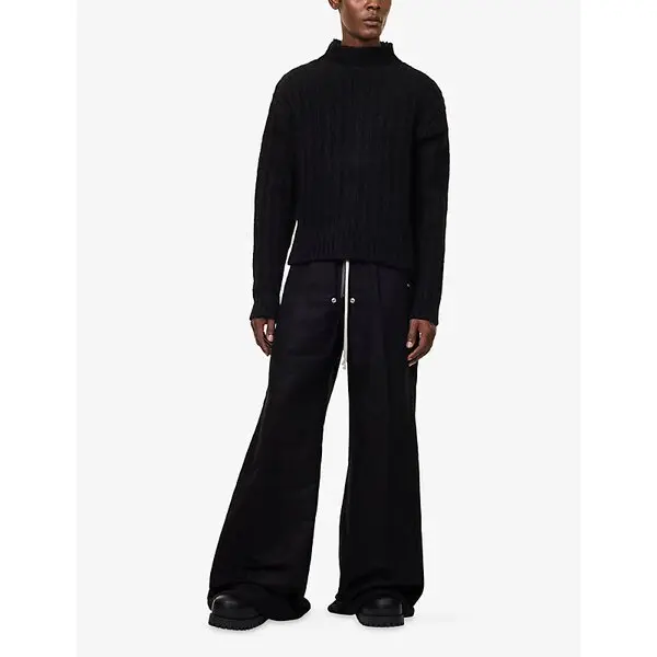 Rick Owens Ribbed Turtle-neck Cashmere-blend Jumper