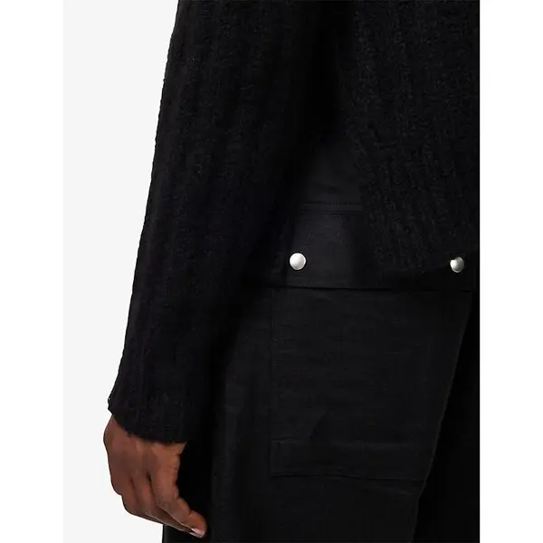 Rick Owens Ribbed Turtle-neck Cashmere-blend Jumper