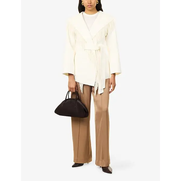 Simkhai Rowen Fringed Wool-blend Jacket