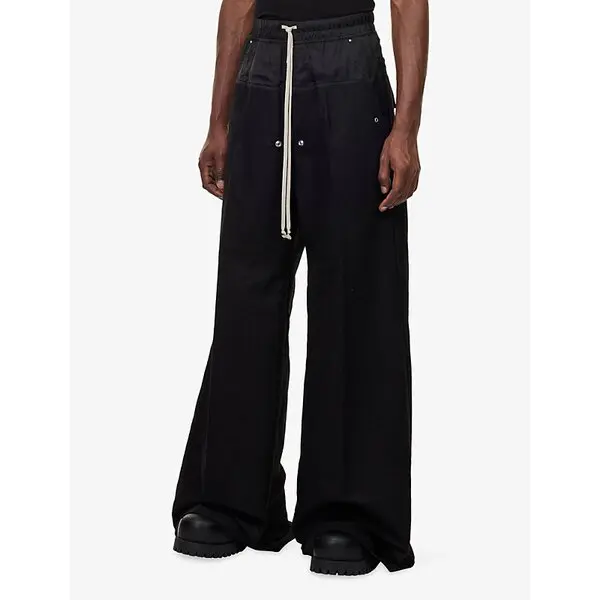 Rick Owens Bela Wide-leg Cotton-lend Trousers