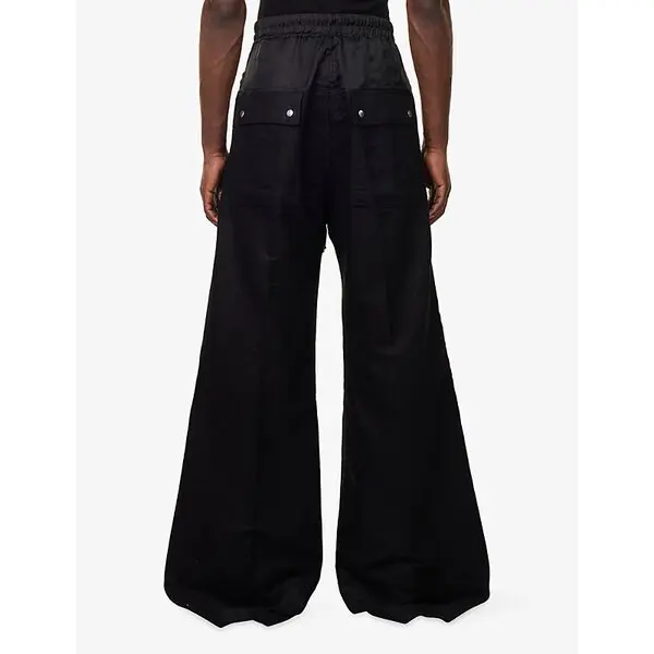 Rick Owens Bela Wide-leg Cotton-lend Trousers