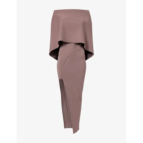 Rick Owens Theresa Split-hem Knitted Midi Dress