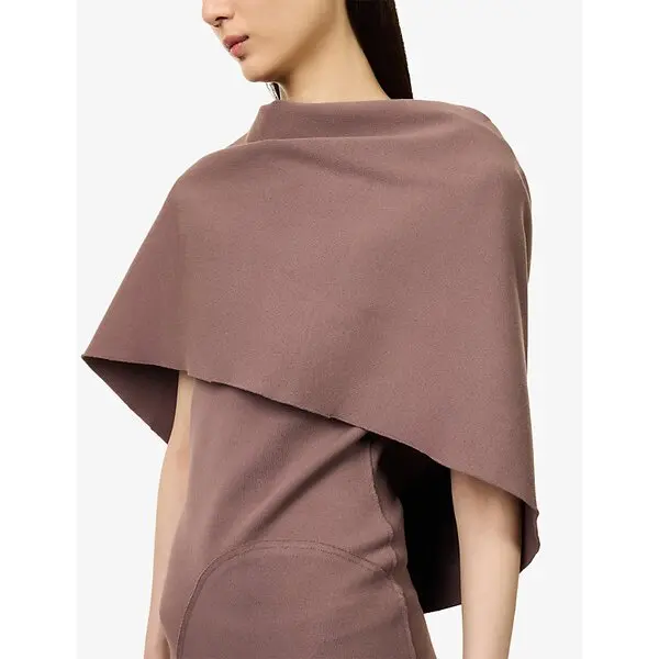 Rick Owens Theresa Split-hem Knitted Midi Dress