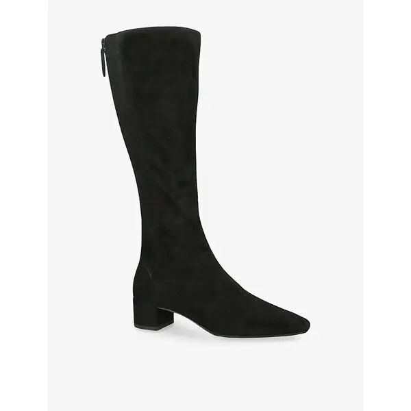 AQUAZZURA Saint Honore 35 Suede Knee-high Boots