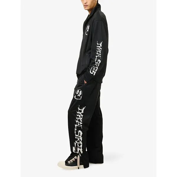 ADIDAS Y-3 Graphic-print Soft-shell Jogging Bottoms