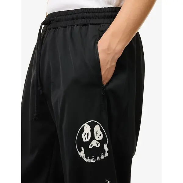 ADIDAS Y-3 Graphic-print Soft-shell Jogging Bottoms