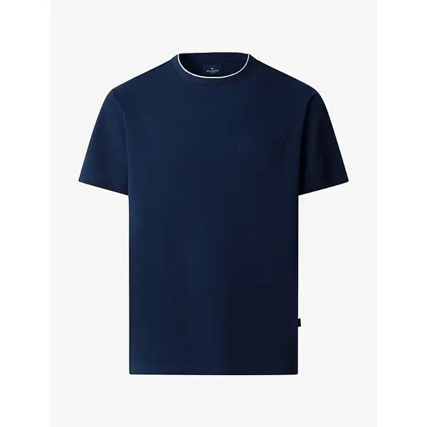HACKETT Round-neck Short-sleeve Cotton T-shirt