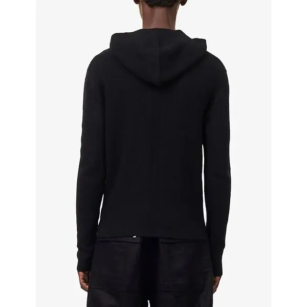 Rick Owens Relaxed-fit Hooded Cashmere-blend Jumper