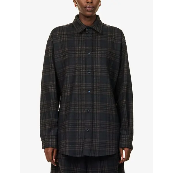 DARKPARK Anne Tailored Tartan Woven Shirt