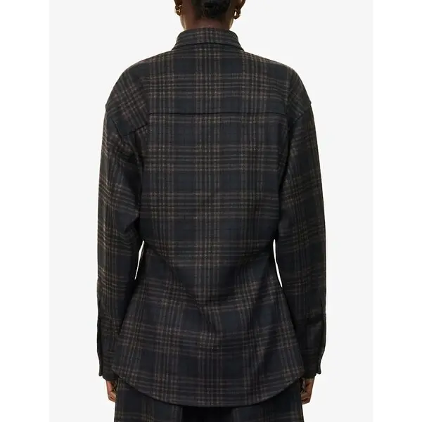 DARKPARK Anne Tailored Tartan Woven Shirt
