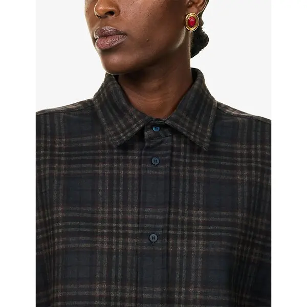 DARKPARK Anne Tailored Tartan Woven Shirt
