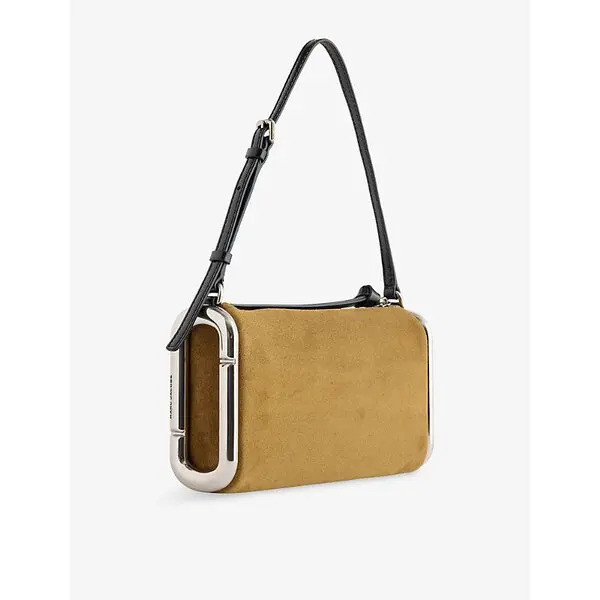 Marc Jacobs Scene Small Suede Shoulder Bag - Hazlenut