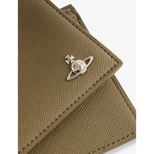 VIVIENNE WESTWOOD Branded Bi-fold Faux-leather Wallet