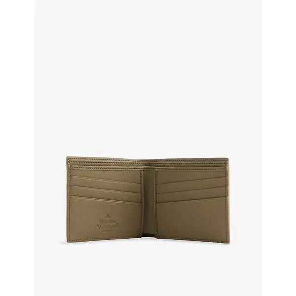 VIVIENNE WESTWOOD Branded Bi-fold Faux-leather Wallet