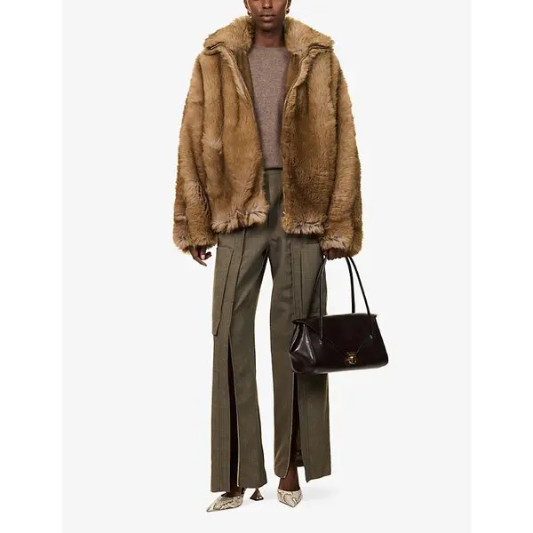 DARKPARK Celine Aviator Faux-fur Bomber Jacket